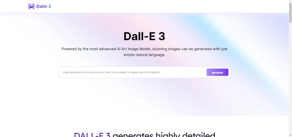 Mini Dalle 3 Online - AiSuperSmart