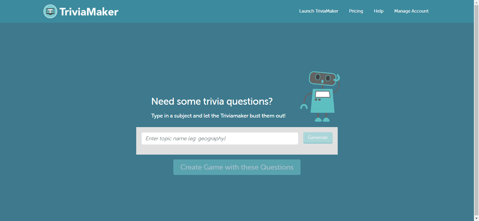TriviaMaker AI Quiz Creator - AiSuperSmart