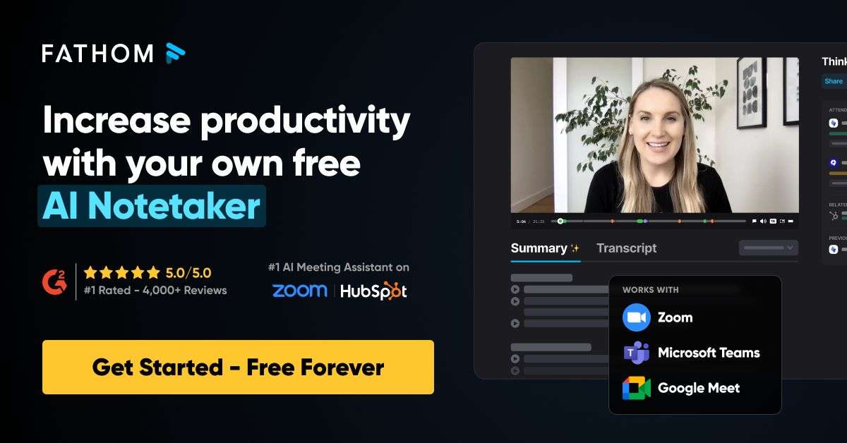 Fathom AI Notetaker - AiSuperSmart