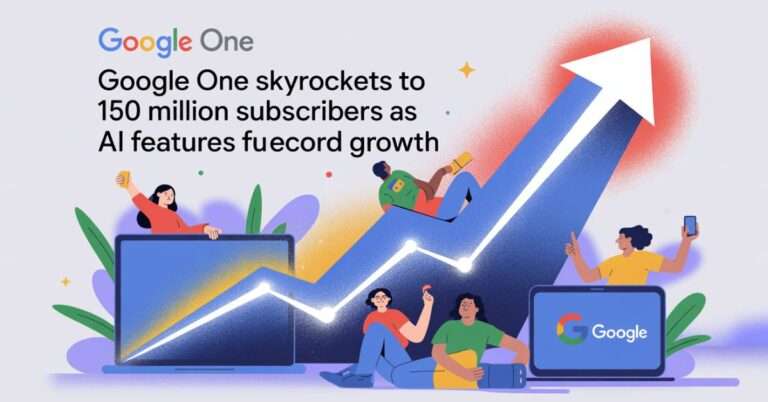 Google One Skyrockets to 150 Million Subscribers as AI Features Fuel ...
