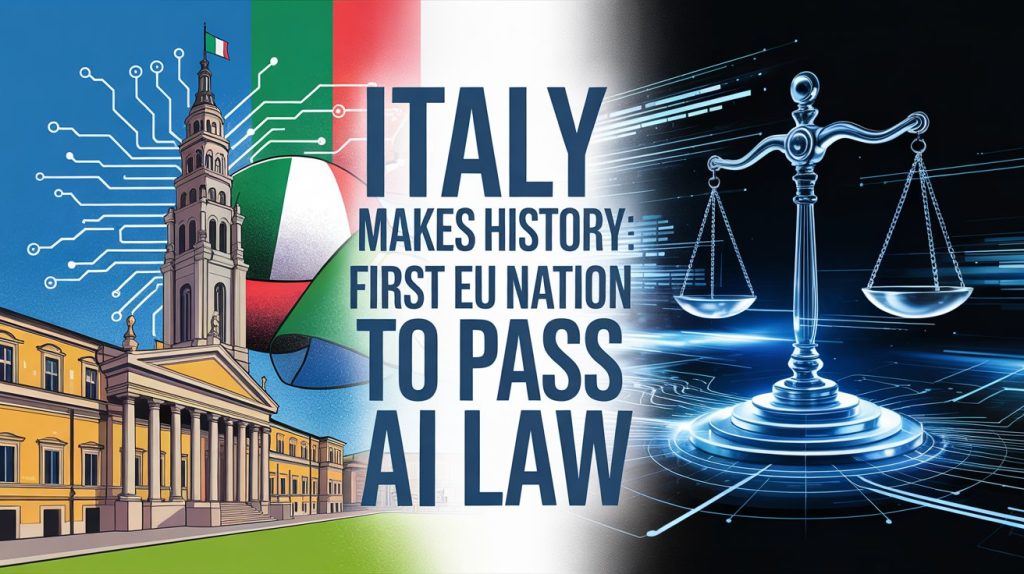 Italy AI Law 2025: First EU Nation to Regulate Artificial Intelligence ...