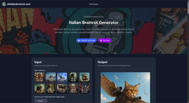 Italian Brainrot Generator - AiSuperSmart